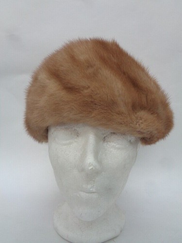SCRAP ITEM: PASTEL MINK FUR HAT CAP | eBay