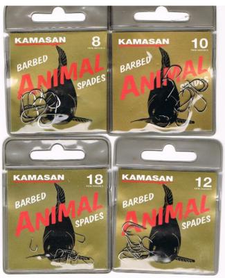 Kamasan Animal Barbed Spades - Spade End Hooks, Sizes 10 to 20 | eBay UK