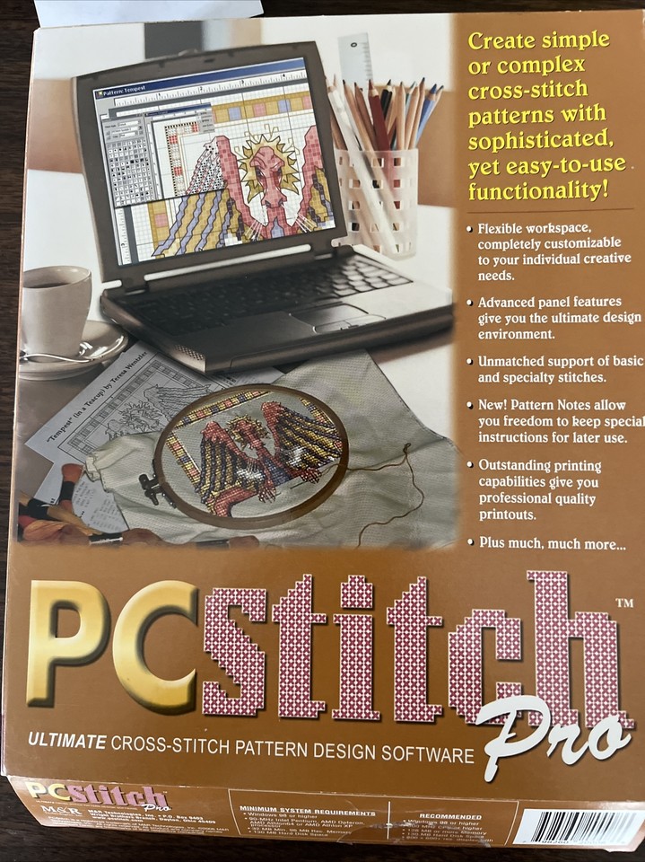 PC Stitch Pro Cross-Stitch Pattern Design Software New | eBay