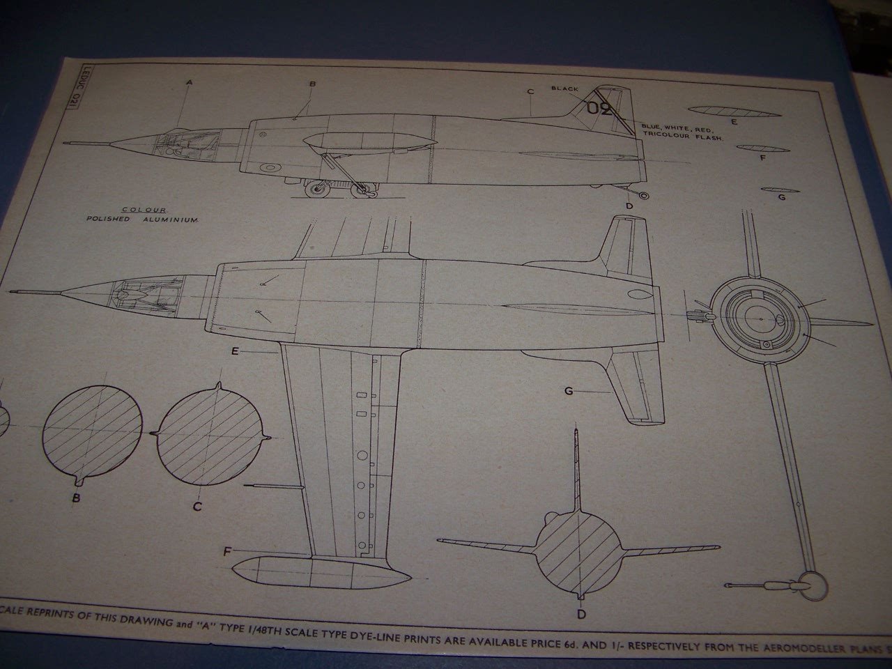 VINTAGE..LEDUC 021..STORY/HISTORY/3-VIEWS..RARE! (643H) | eBay