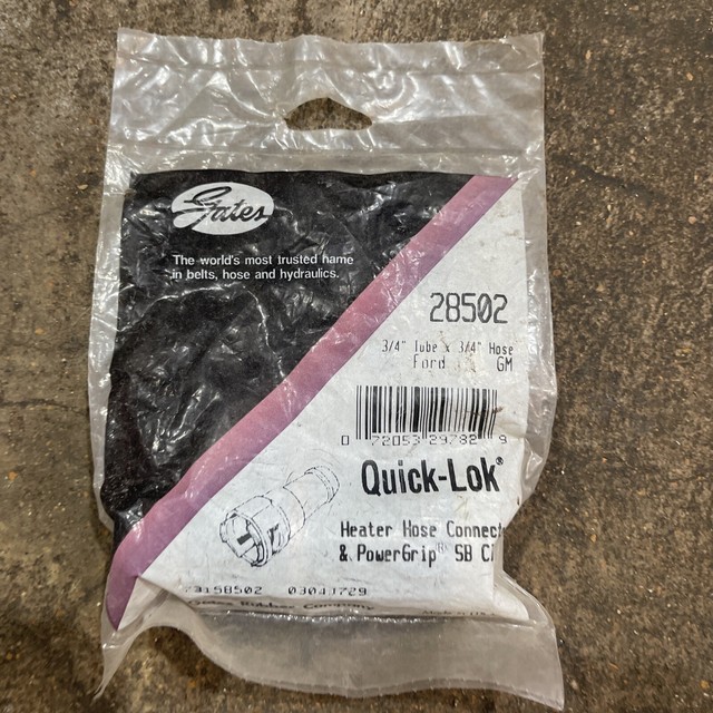 HVAC Heater Hose Connector-Hose Connector(Quick-Lock) Gates 28502 for ...