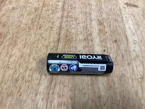 RYOBI NEW BATTERY LITHIUM-ION USB RECHARGEABLE 4 VOLT CHARGER * FVB01 ...