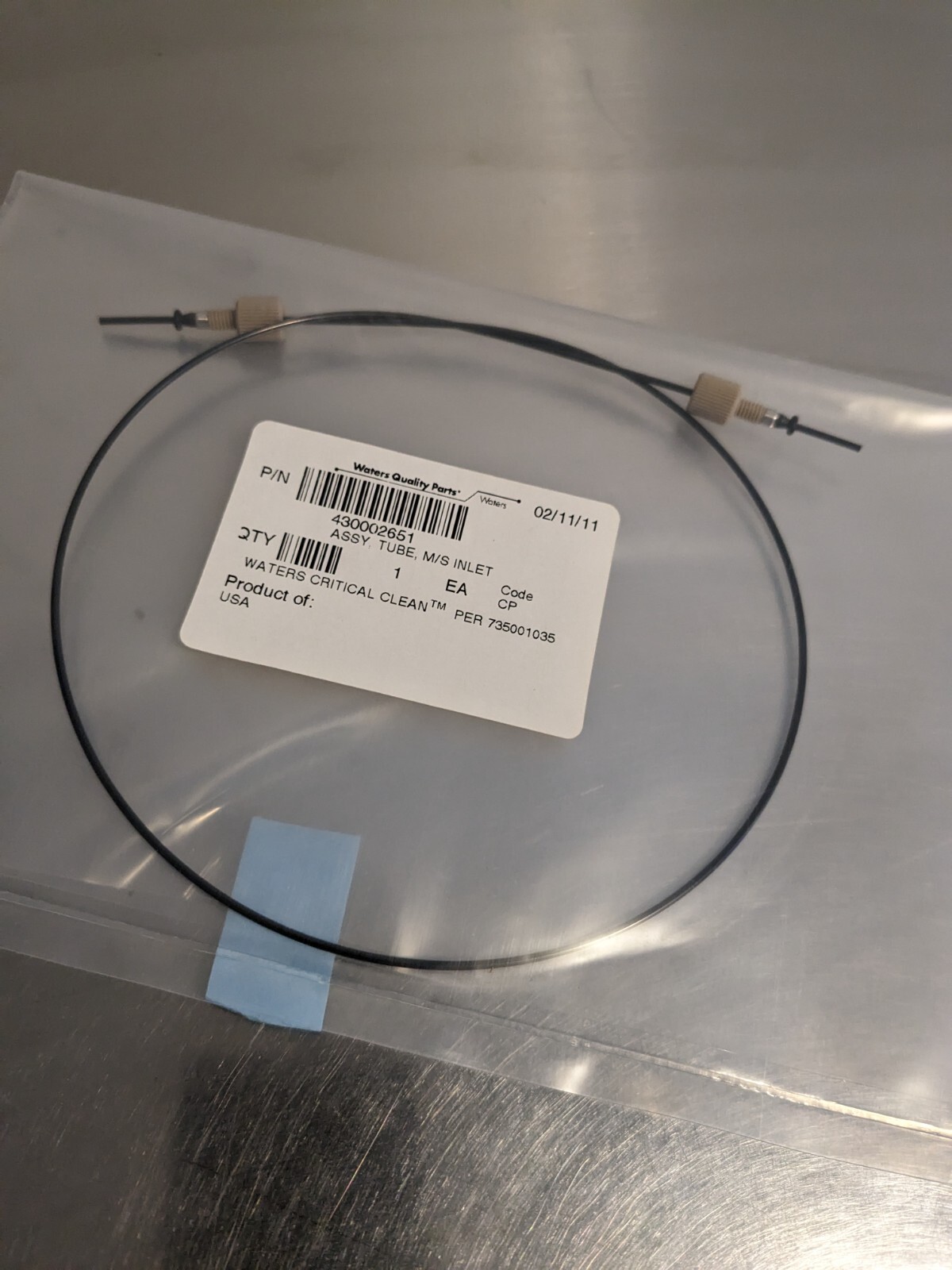Waters ASSY Tube Inlet M/s 430002651 for sale online | eBay