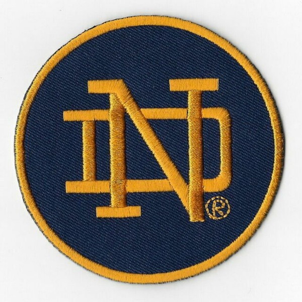 NCAA Notre Dame Fighting Irish Iron on Patches Embroidered Patch ...