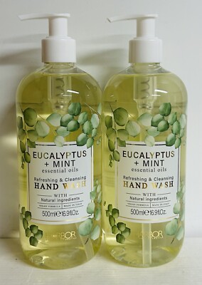 2-Pack Harbor ~ Eucalyptus & Mint Refreshing Hand Wash 16.9 fl oz Each ...