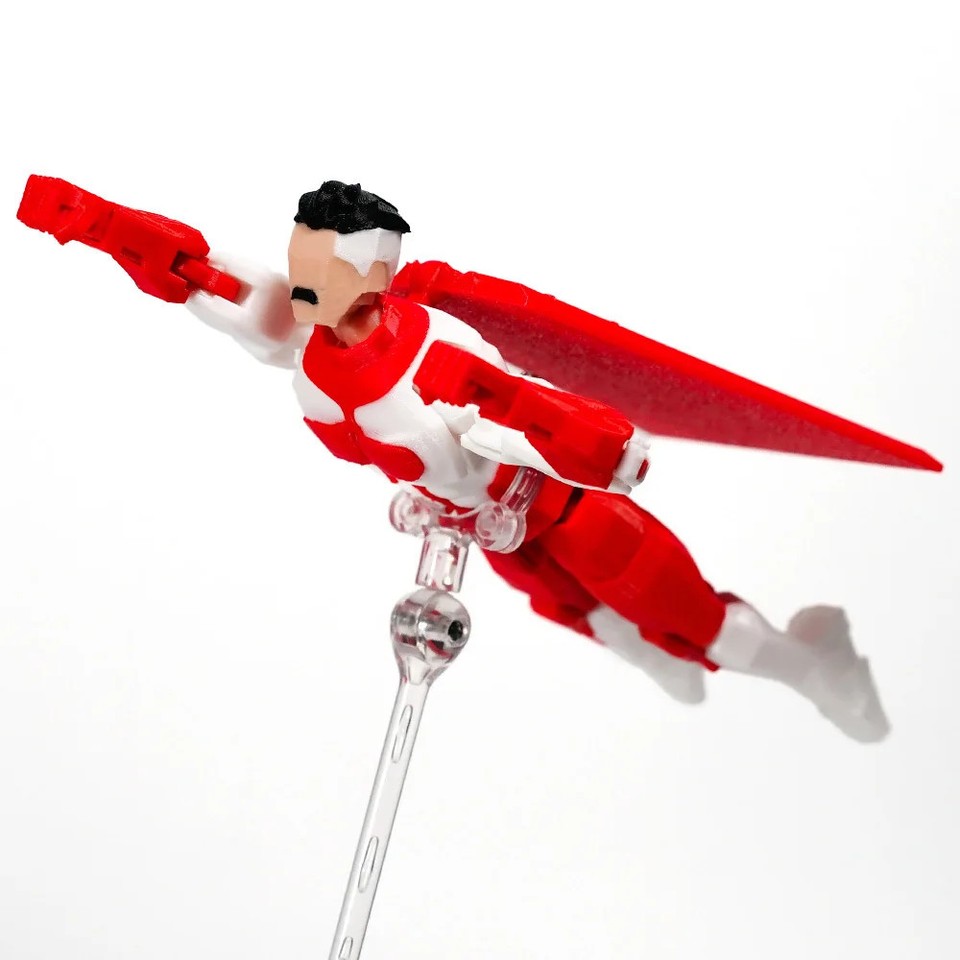 3D Printed Superheroes Invincible Omni Man Anime Multi-Jointed ...