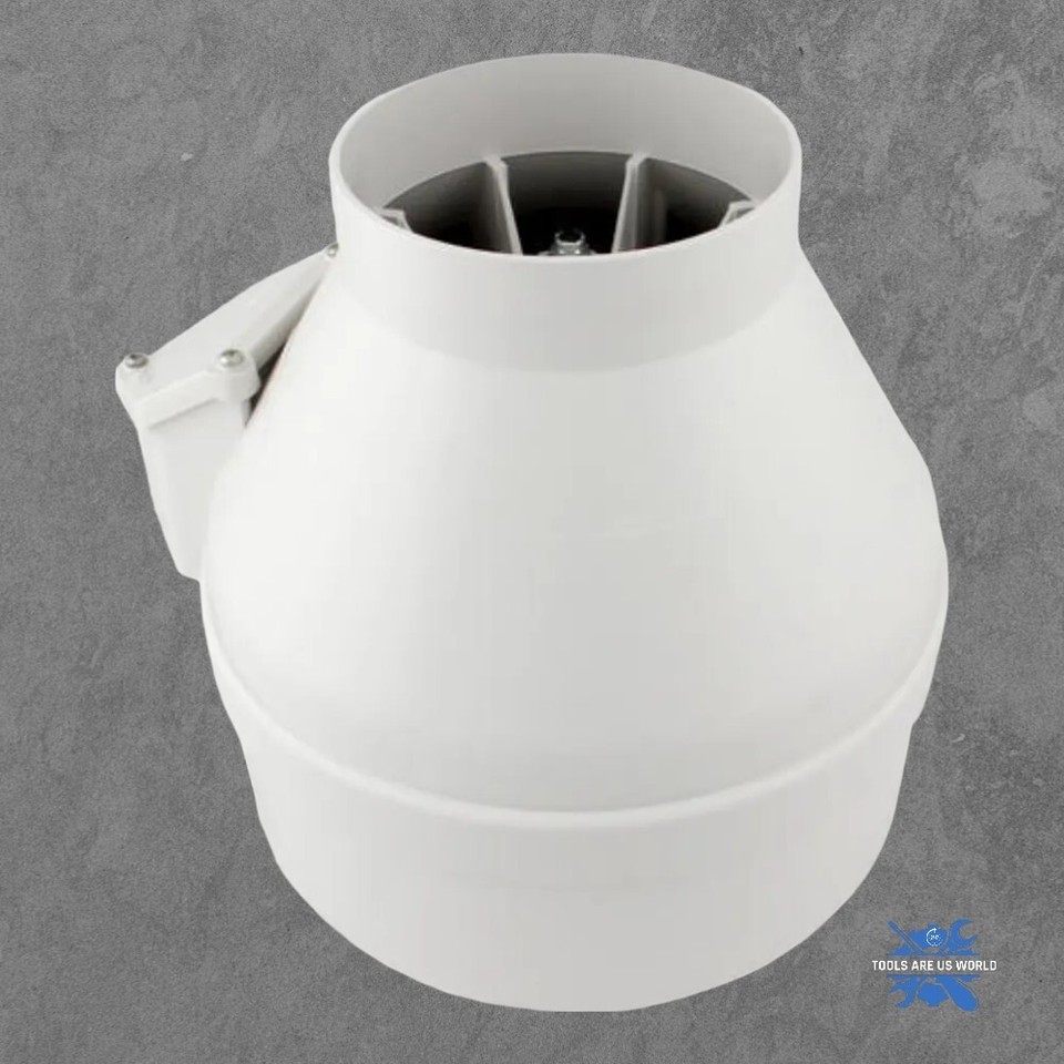 Complete Home Radon Mitigation Fan System Kit Quiet Gas Reduction ...