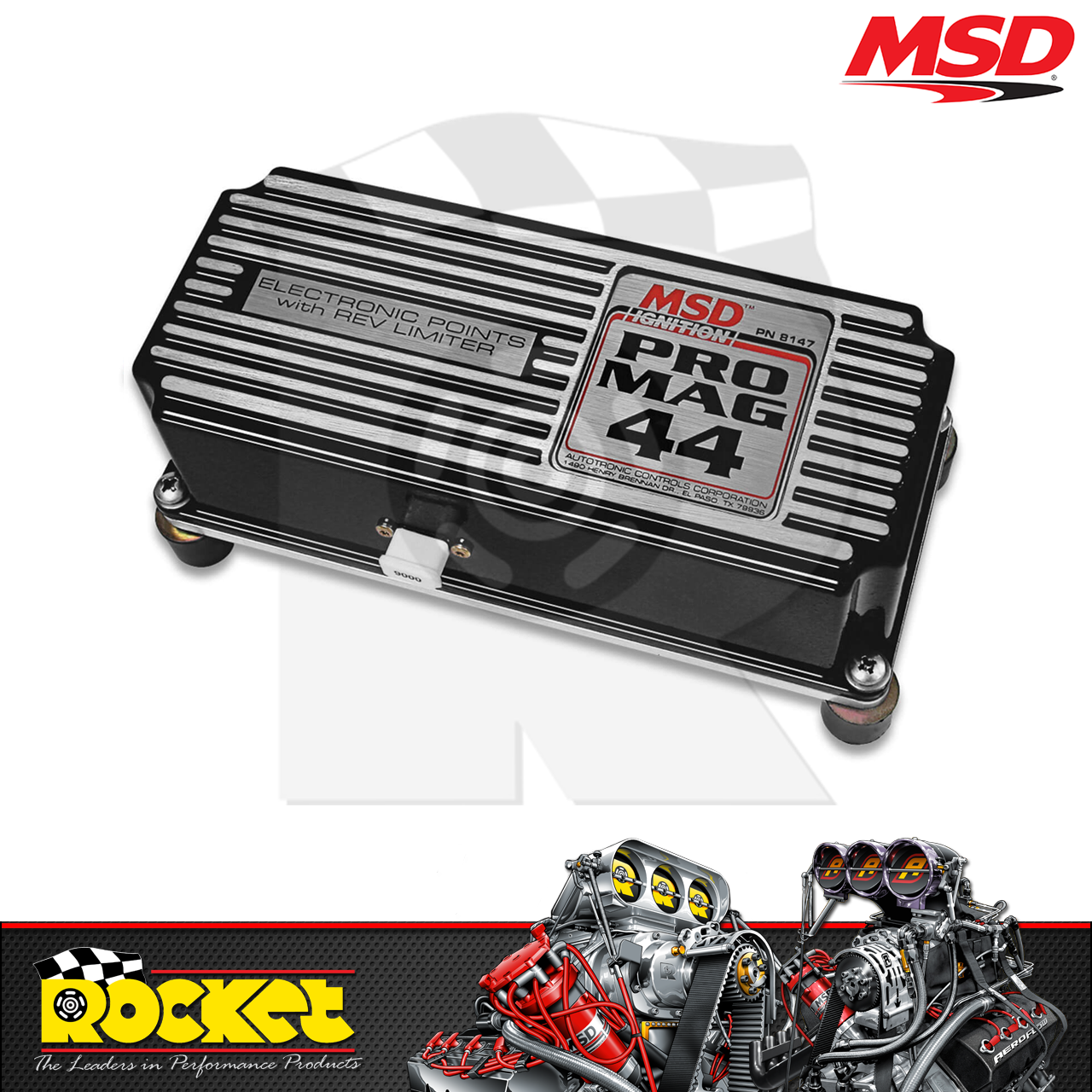 MSD Pro Mag 44 Electronic Points Box w/ Rev Limiter BLACK - MSD81473 | eBay