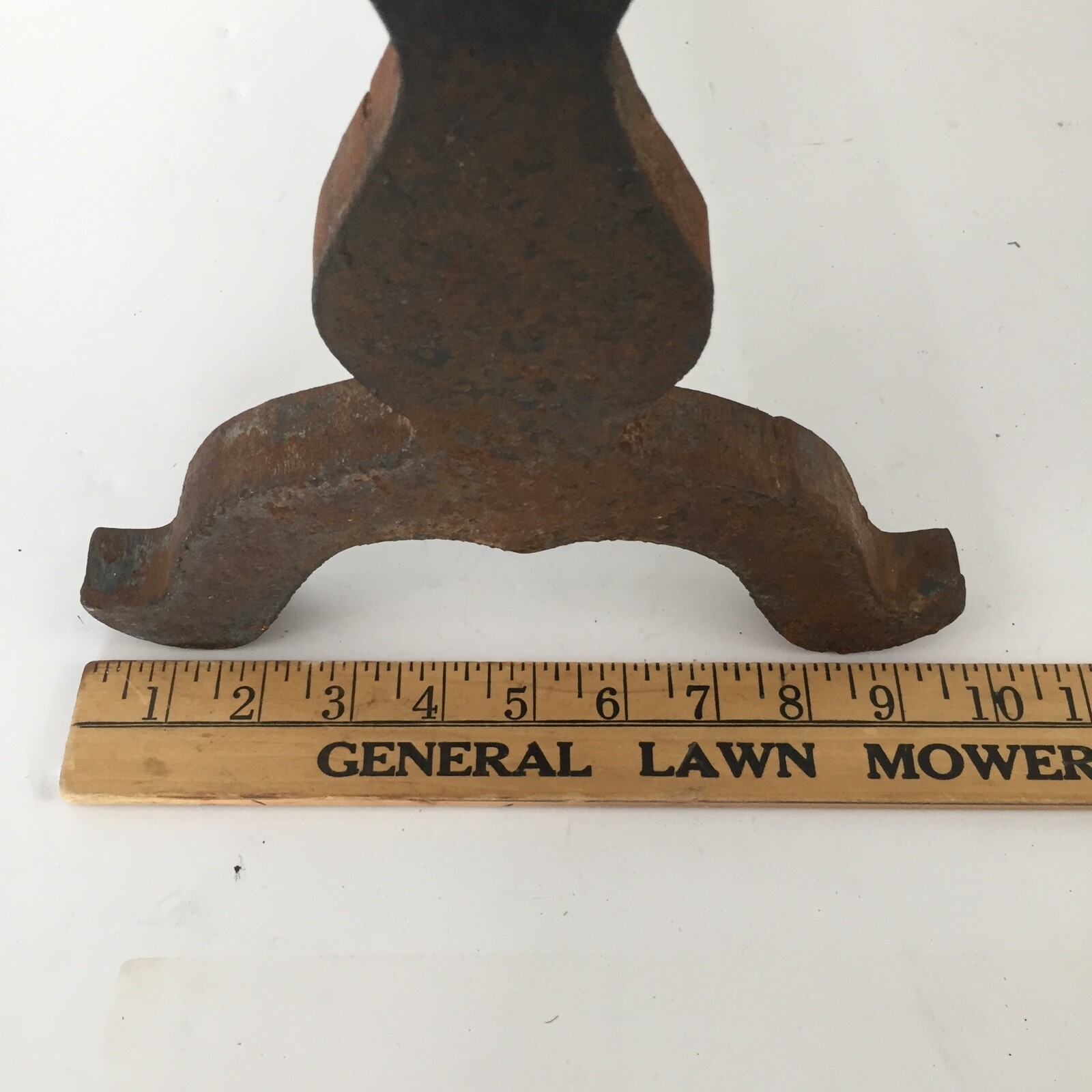 Antique Cast Iron Andirons - Mission / Arts and Crafts / Keyhole Fire ...