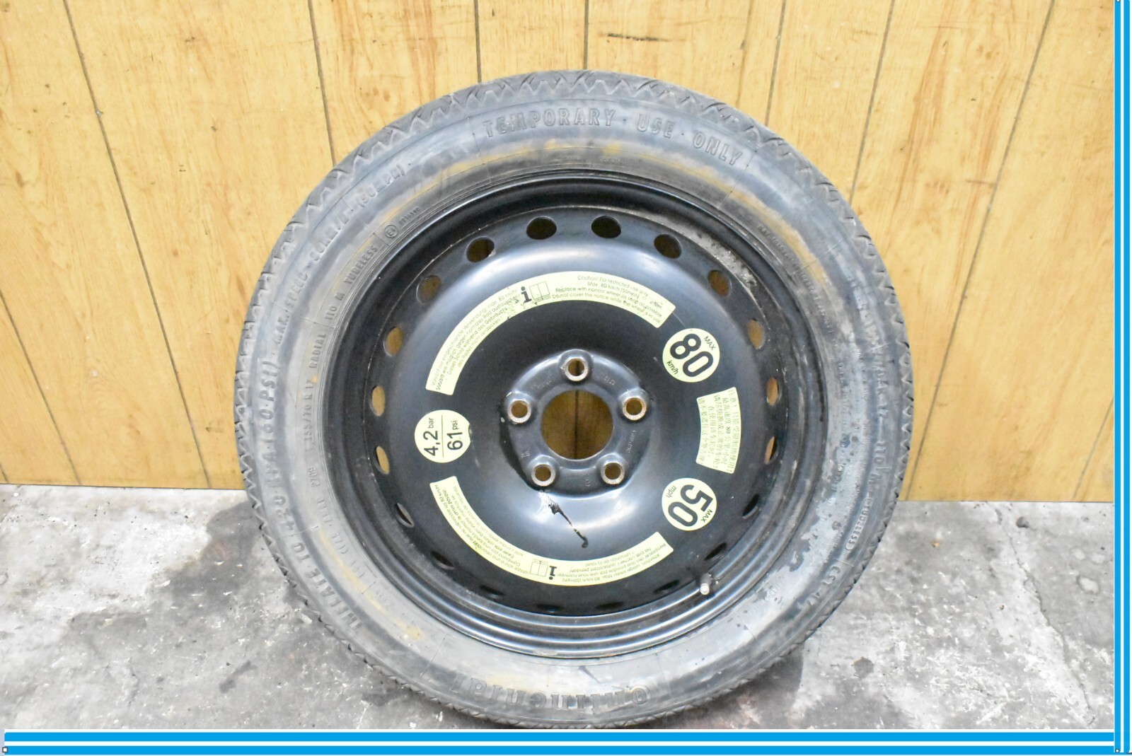 Mercedes W212 E350 E550 Emergency Spare Tire Wheel Donut Rim 155/70 R17 ...