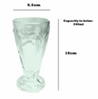 Set of 6 American Style Ice Cream Soda Milkshake Sundae Dessert Glasses ...