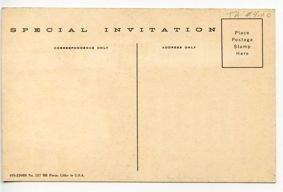 We Need A Full Crew / Church Attendance Rocket Blast Postcard BR PRESS ...