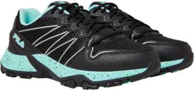 Fila Quadrix Ladies' Size 7.5, Trail Shoe Sneaker, Black - Aqua | eBay