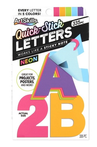 Quick-Stick Letters works like a sticky note | eBay