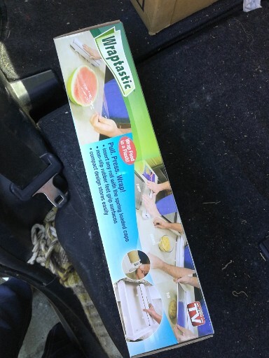 *NEW IN BOX* WRAPTASTIC Plastic Wrap Dispenser Pull, Press- As Seen on ...