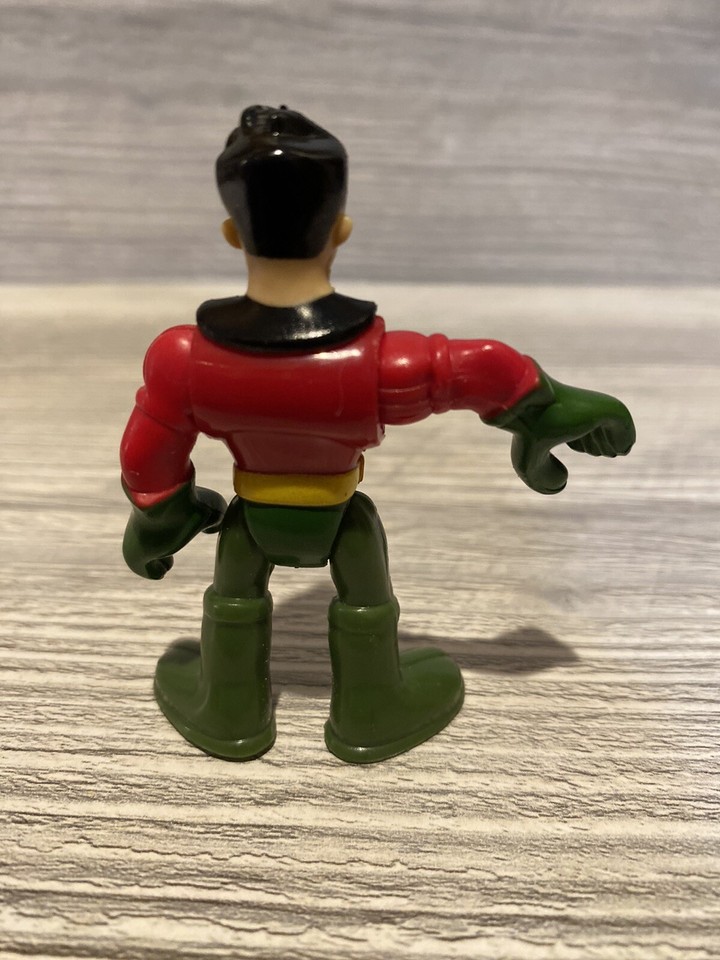 Imaginext Fisher Price DC Super Friends Robin Boy Wonder Mini Action ...