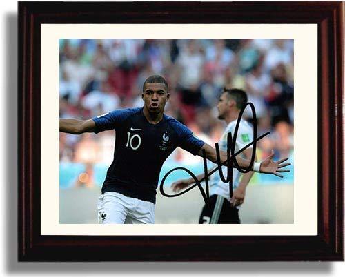 8x10 Framed Kylian Mbappe - France World Cup 2018 Celebration ...