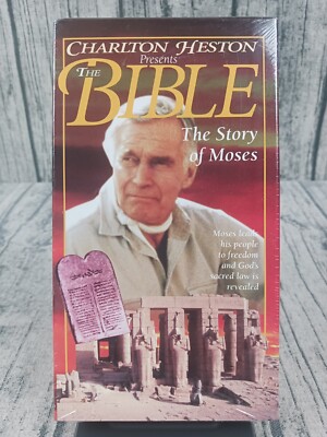 Charlton Heston Presents the Bible - The Story of Moses (VHS, 1993 ...