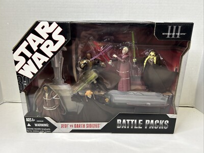 Star Wars Battle Packs: Jedi vs Darth Sidious, III Revenge of the Sith ...