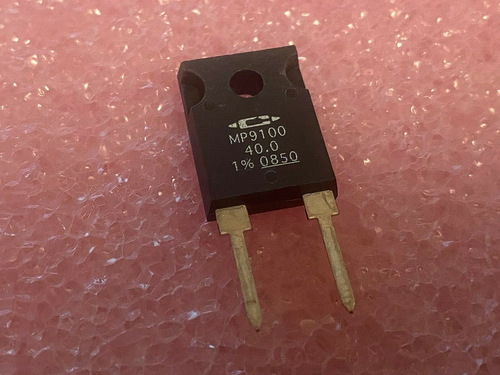 CADDOCK MP9100 40.0Ω 1% THOUGH HOLE THICK FILM Non-Inductive RESISTOR ...