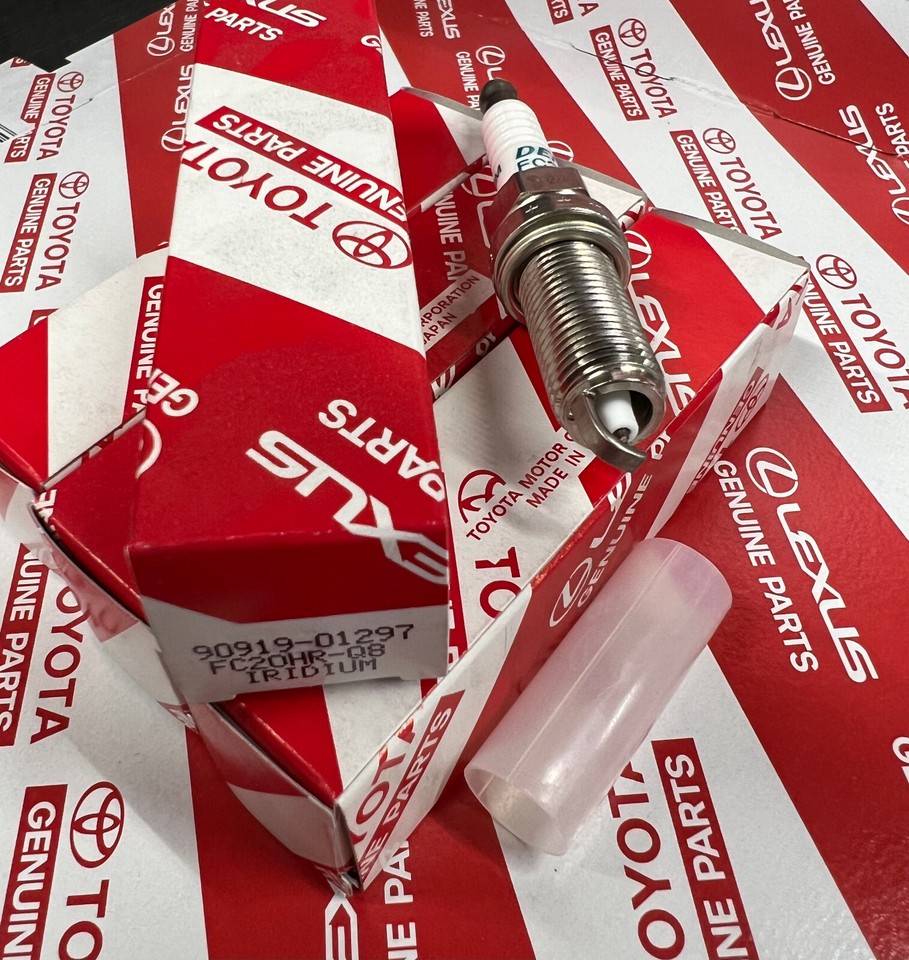 New OEM Genuine Toyota M20A-FKS 2.0L Iridium Spark Plugs Set of 4 90919 ...