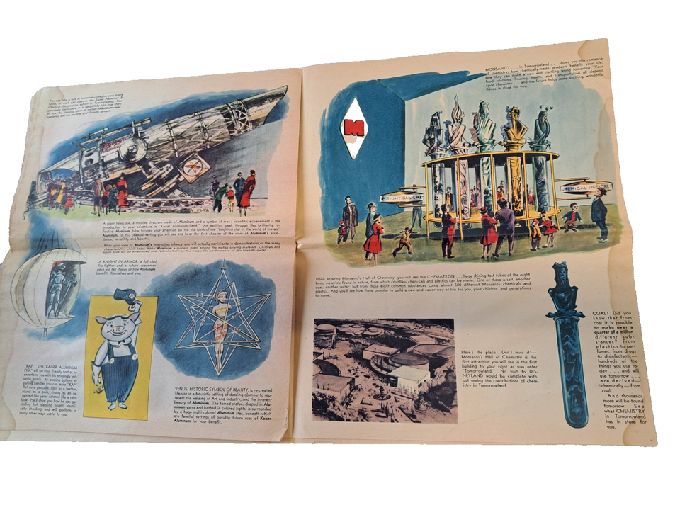 Newspaper Insert Disneyland Los Angeles Time Part V Friday July 15 1955 ...