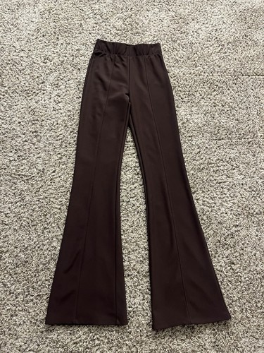 Brown Stretchy Flare Pants Garage Size XS Polyester Bell Bottoms | eBay