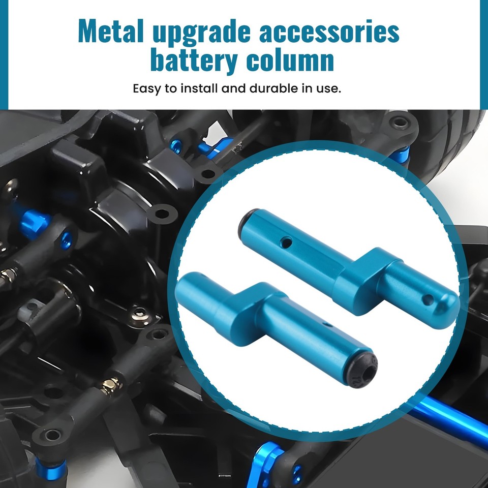 2Pcs Metal Battery Plate Mount Fixing Bracket for TT-02 TT02 1/10 RC ...