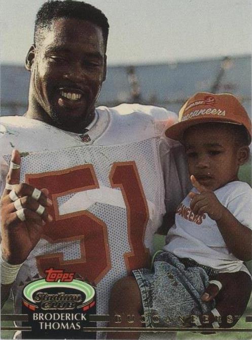 1992 Topps Stadium Club - Broderick Thomas #595 for sale online | eBay
