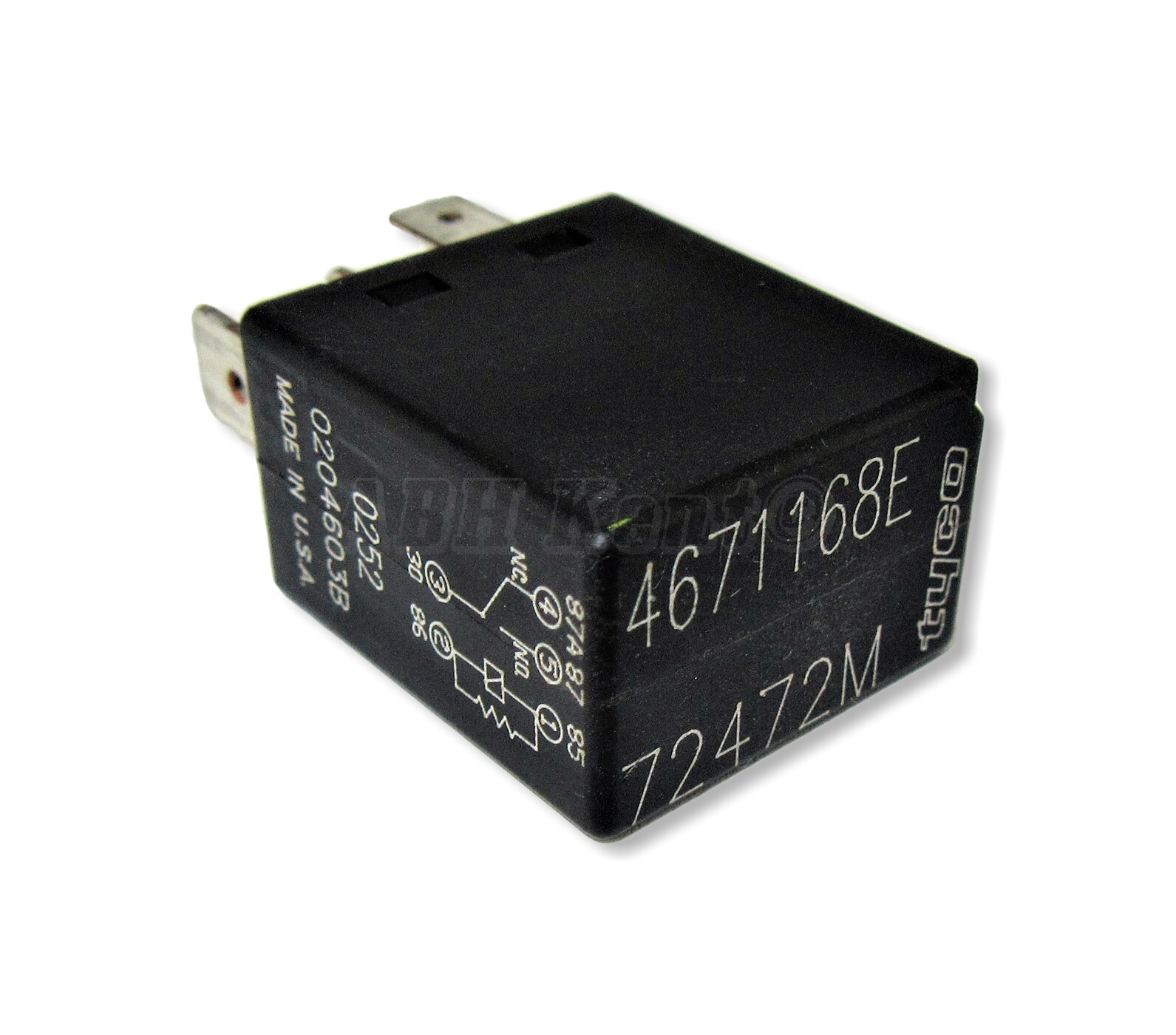 425-Chrysler Jeep Dodge 5 Pin Multi-Use Black Relay Tyco 4671168E ...