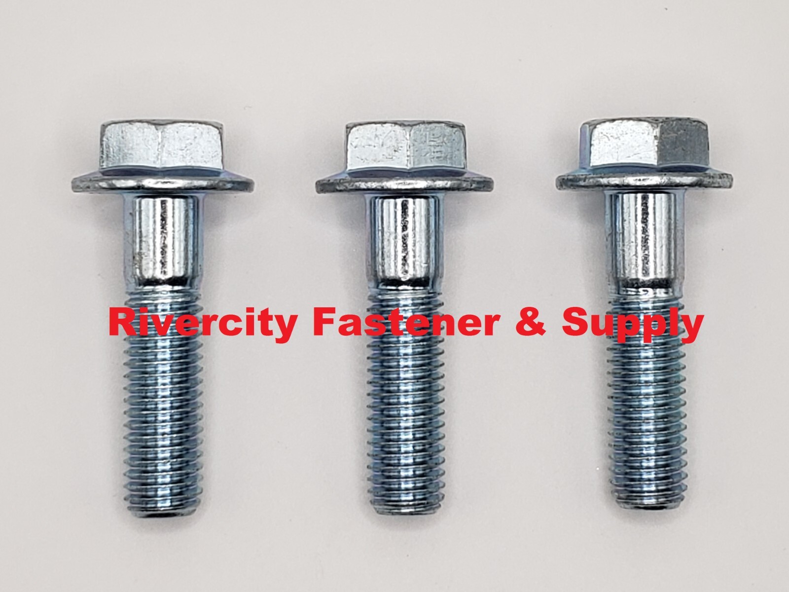 (5) M10-1.5x40 Metric Hex Flange Bolts Grade 10.9 DIN 6921 M10x1.5x40 ...