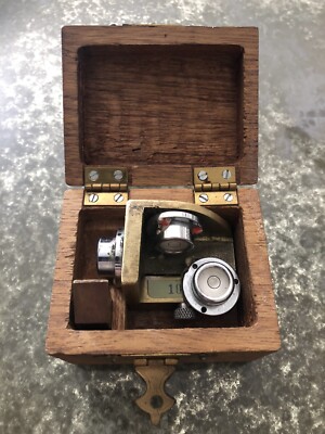 ENGINEER MACHINIST PRECISION SQUARE LEVEL WITH BOX THREE BUBBLES AS IS ...