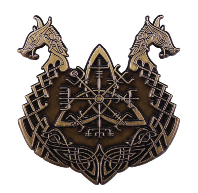 Viking Ship Longship Rune Symbol Vegvisir Compass Norse God Odin 1.3 ...