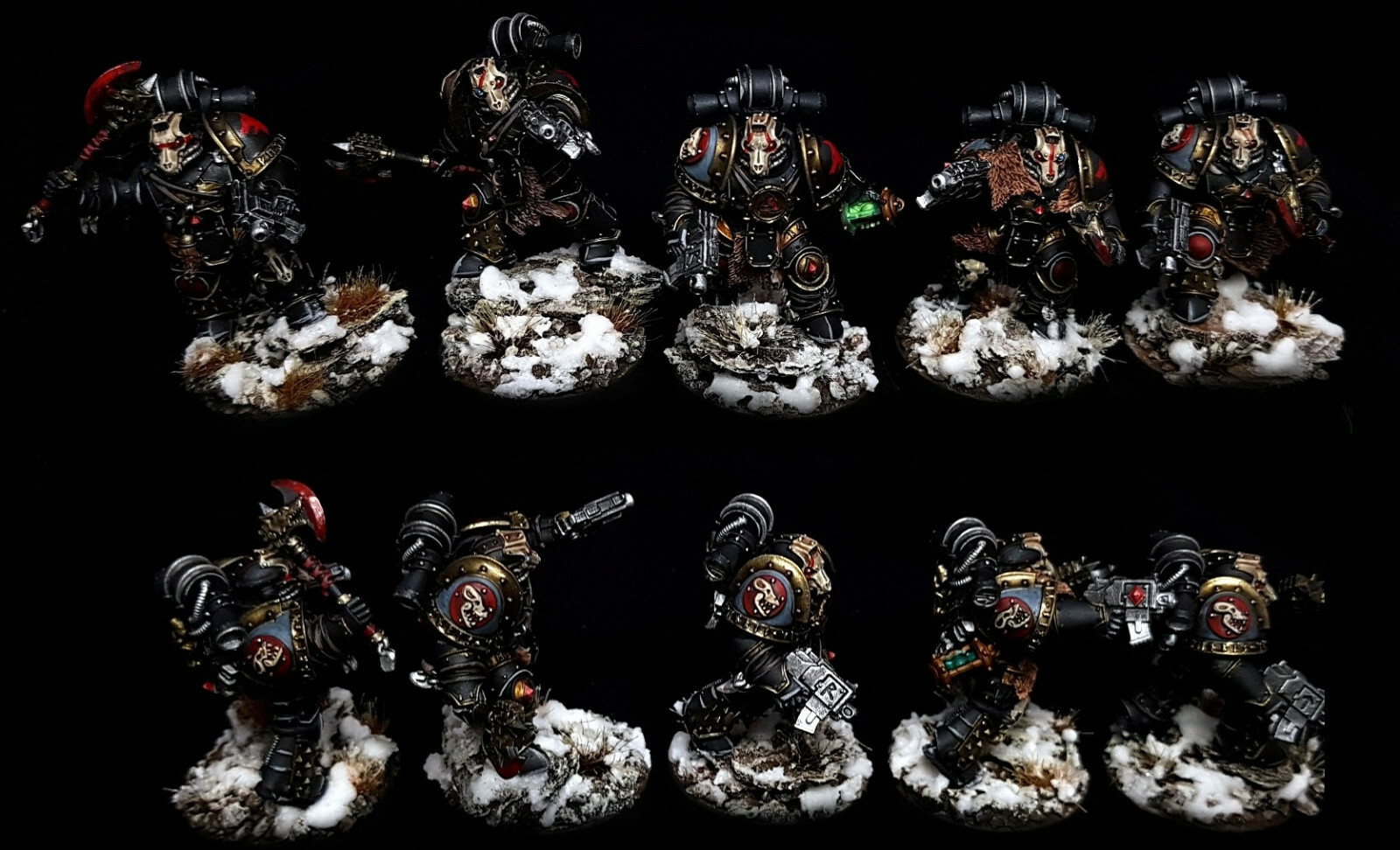 Space Wolves Legion Deathsworn Pack Superbly Painted Warhammer 40K | eBay