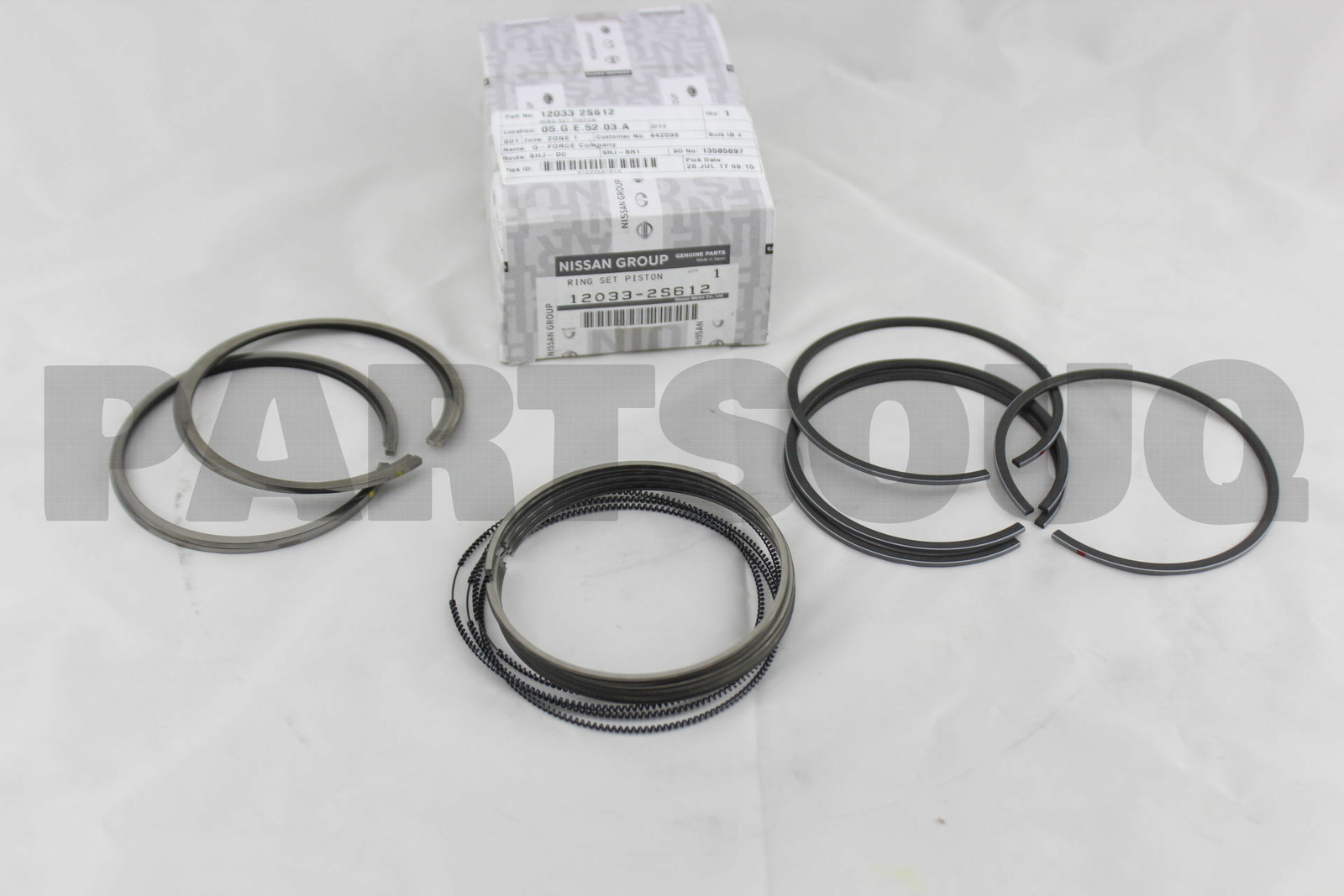 120332S612 Genuine Nissan RING SET-PISTON 12033-2S612 | eBay