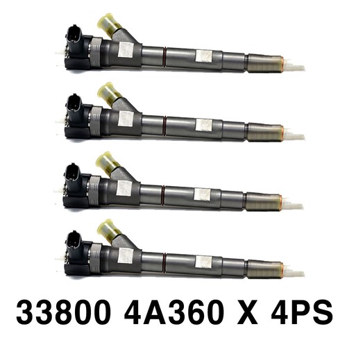 NEW Bosch CRDI Diesel Fuel Injector 33800-4A360 4PCS Set for Hyundai ...