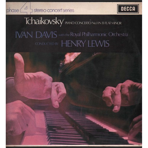 Tchaikovsky Ivan Davis Henry Lewis LP Piano Concert N 1 IN B Flat Minor ...