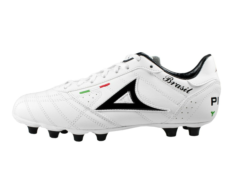 Men's Soccer Cleats Pirma Brasil 0501 Color White/Black Firm Ground | eBay