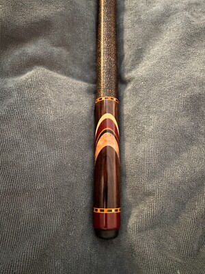 Miltonio One-of-a-Kind Pool Cue "Saturn Rings" Quilted Maple Butterfly ...