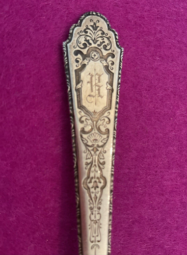 Treasure Pattern by Lunt 5 7/8" Sterling Souvenir Teaspoon 21.5g Dated ...