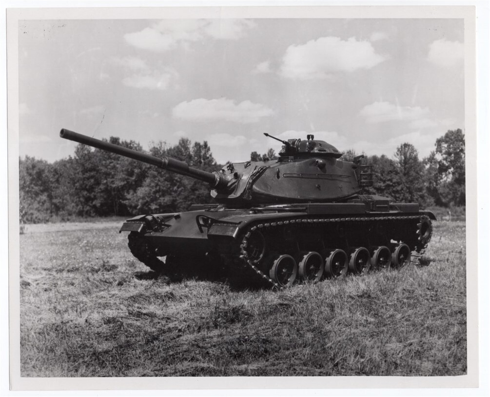 1960s US Army M60A1 Patton Tank Freshly Painted 8x10 Original Photo | eBay