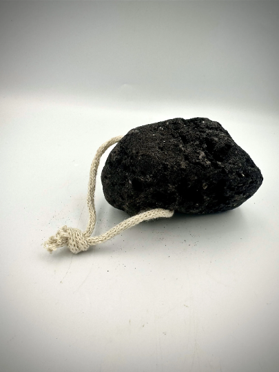 Greek Natural Volcanic Pumice Stone with rope (9cm-3.5in) Santorini ...