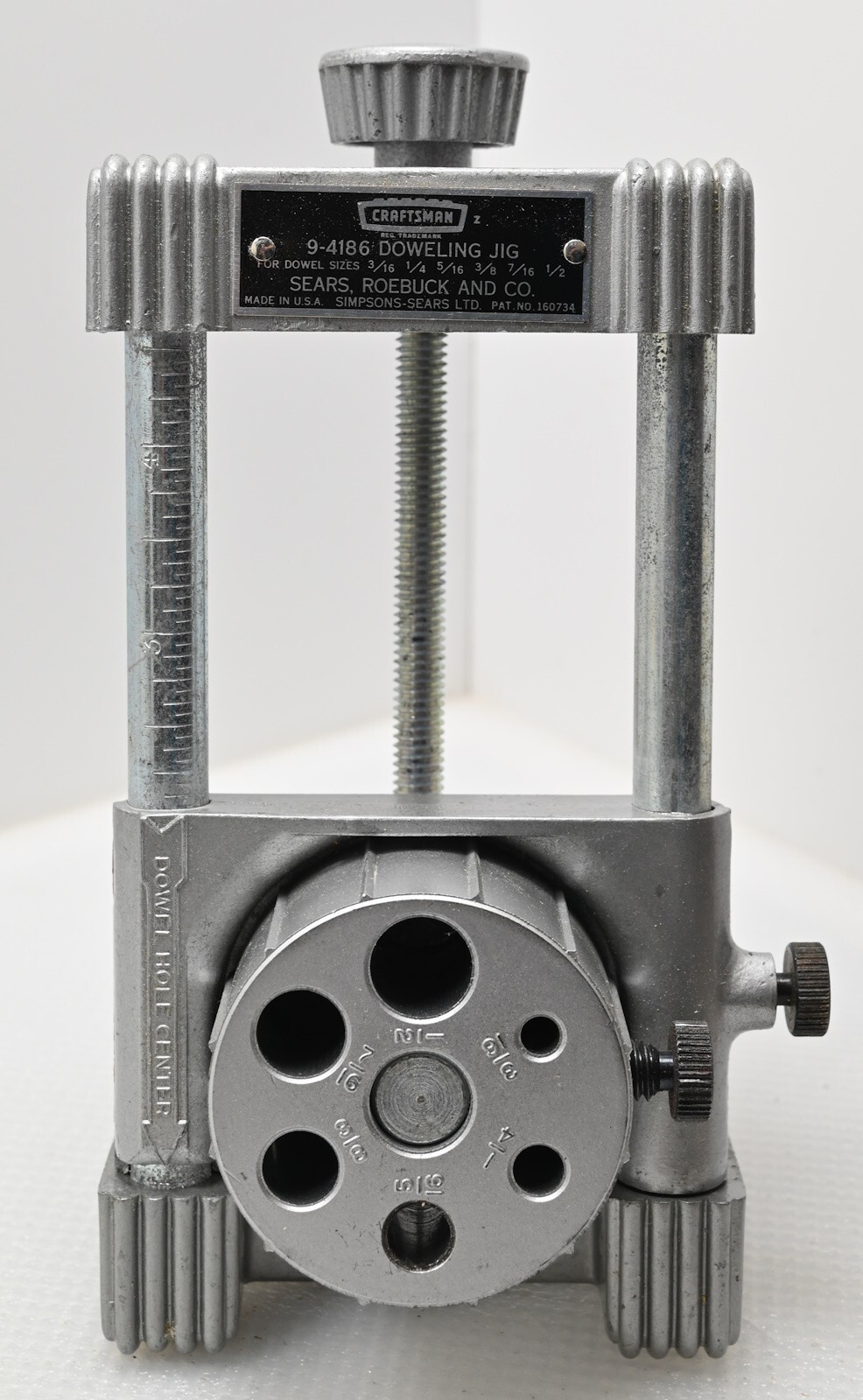 Vintage Craftsman No. 9-4186 Revolving-Turret Doweling Jig IOB (INV ...