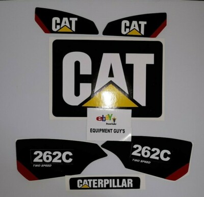 STICKER SET SKID STEER CATERPILLAR CAT DECAL KIT LOADER 262C 2 speed | eBay