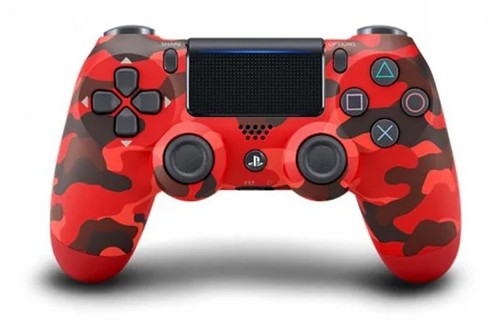 Manette Dual Shock 4 Camouflage Rouge V2 PS4 (PO169381) | eBay