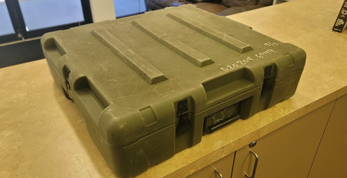 PSI Case 23X21.5X7" Green Military Waterproof Storage Container Hardigg ...