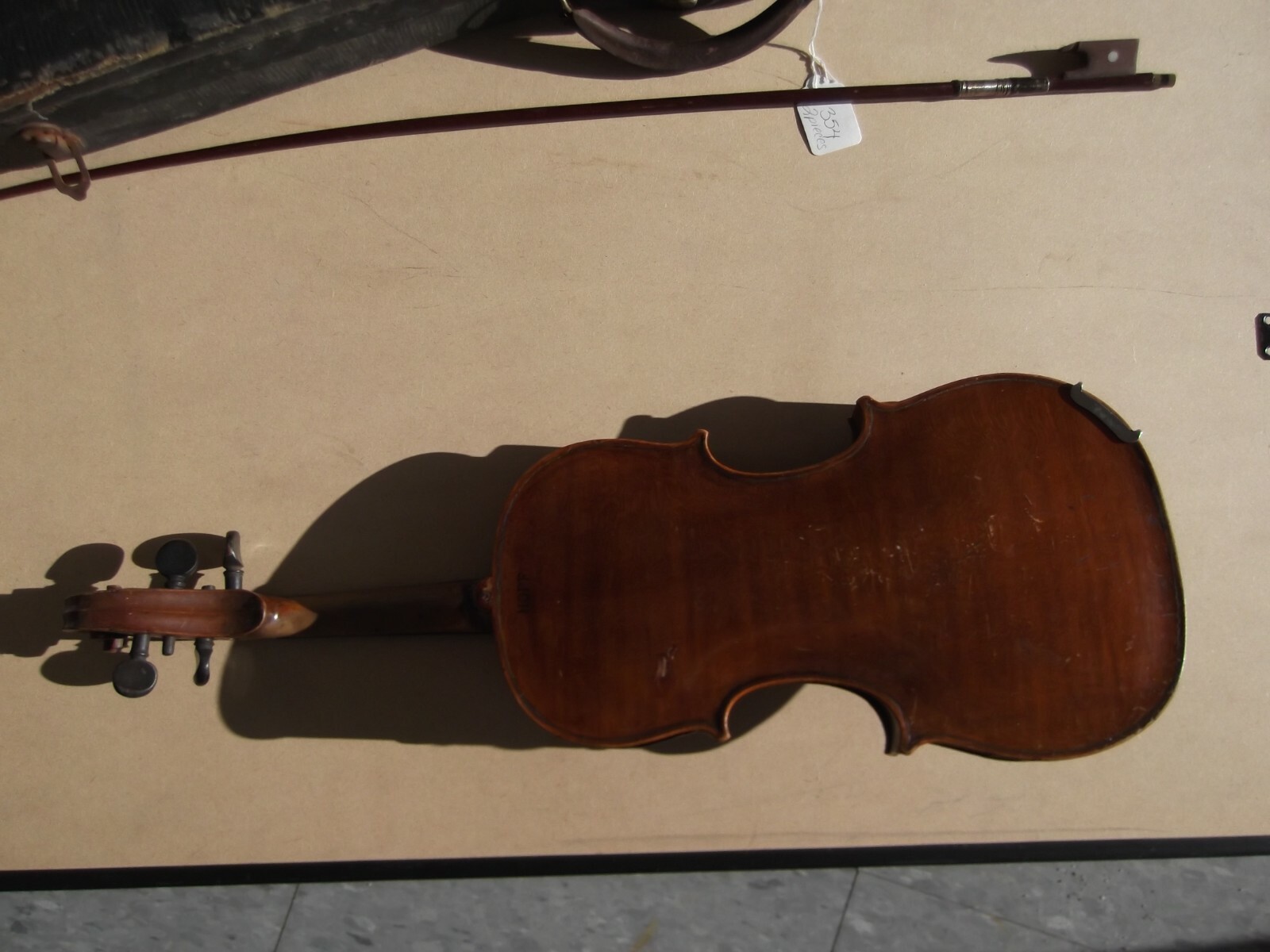 ANTIQUE 4/4 VIOLIN INSTRUMENT HOPF CASE BOW OLD RARE | eBay