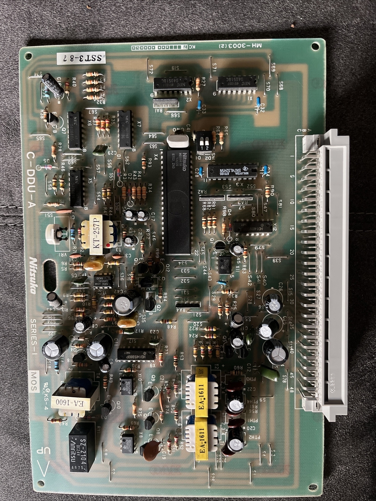 NITSUKO B-DDU-A DOOR BOX INTERFACE CIRCUIT CARD BOARD 15130 | eBay