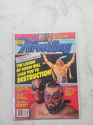 1991 January INSIDE WRESTLING Legion OF DOOM Ultimate Warrior (CP159) | eBay