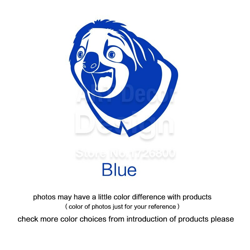 Zootopia Flash laughing Scene vinyl wall sticker sloth home decor wall ...